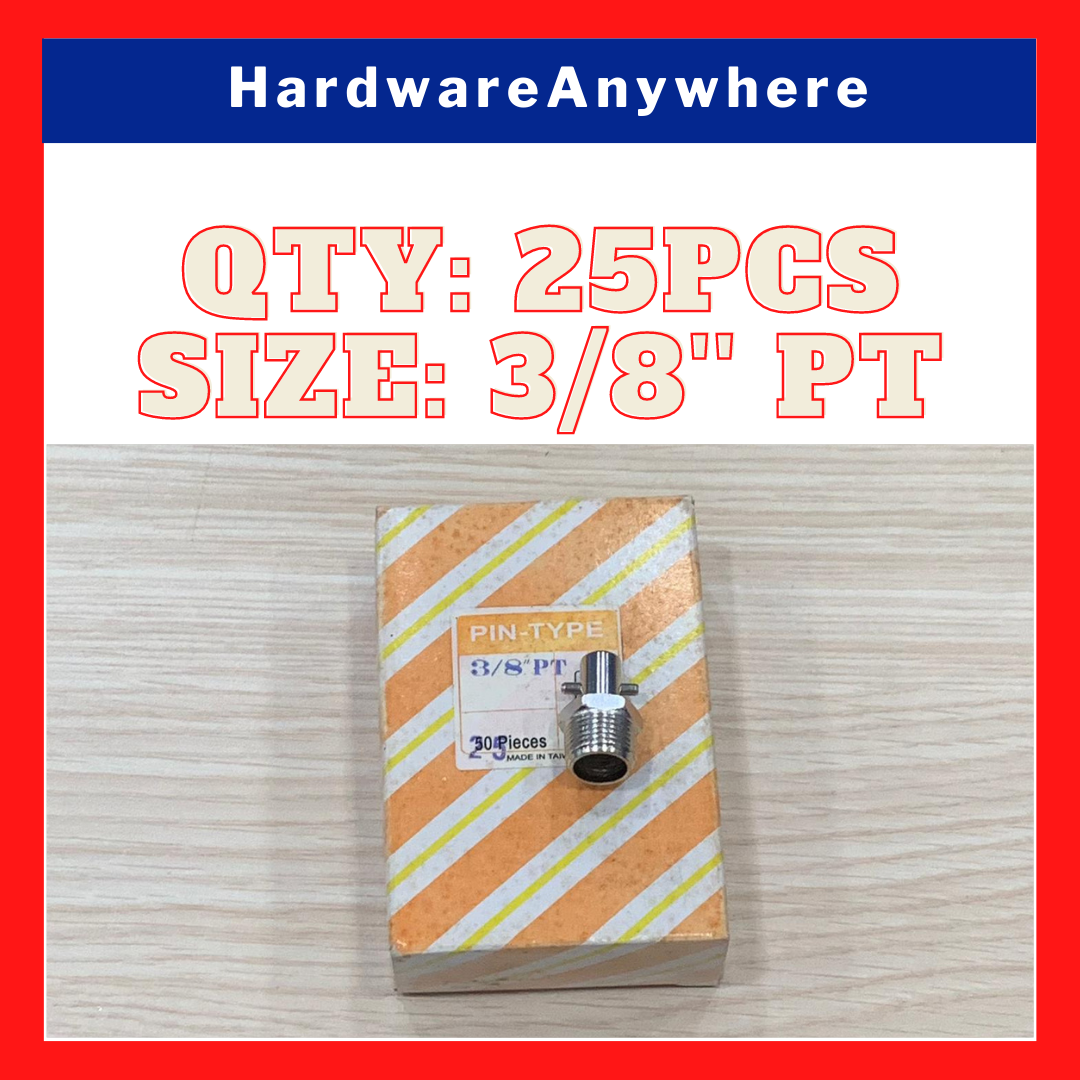 Grease Nipple - Pin Type [1Box of 25/ 50pcs] | Lazada Singapore