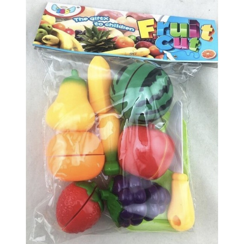 COD Best toys Kids Toys Fruit or Veggie Slicing Velcro Cut Cutting Toy ...