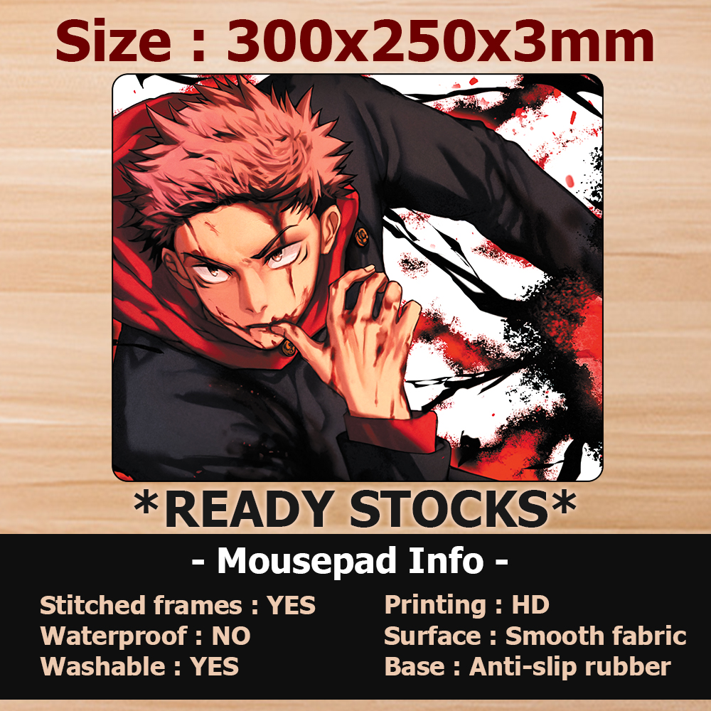 SG Jujutsu Kaisen Mousepad Jujutsu Kaisen Desk Mat Inumaki Gojo Nobara Fushiguro Sukuna Mahito ...