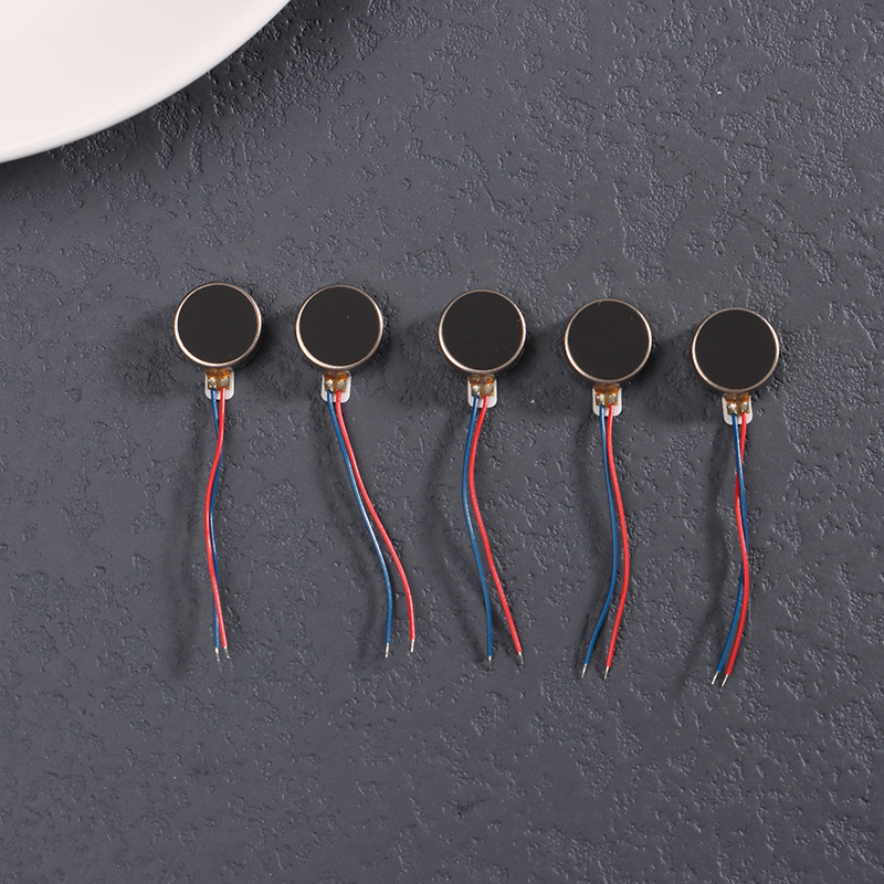 5Pcs 1034 Micro DC Vibration Motor Flat Vibrating Moteur Button Motors ...