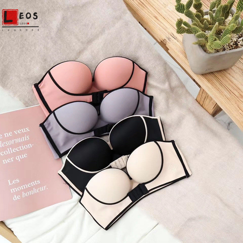 Aweisuan Luxury Women Invisible Bras Strapless Underwear Front and ...