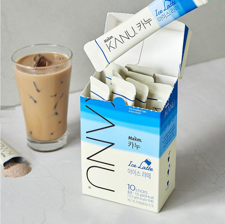 Korea KANU Latte Coffee 5 Sticks |DoubleShot Latte,Latte, Ice Latte ...