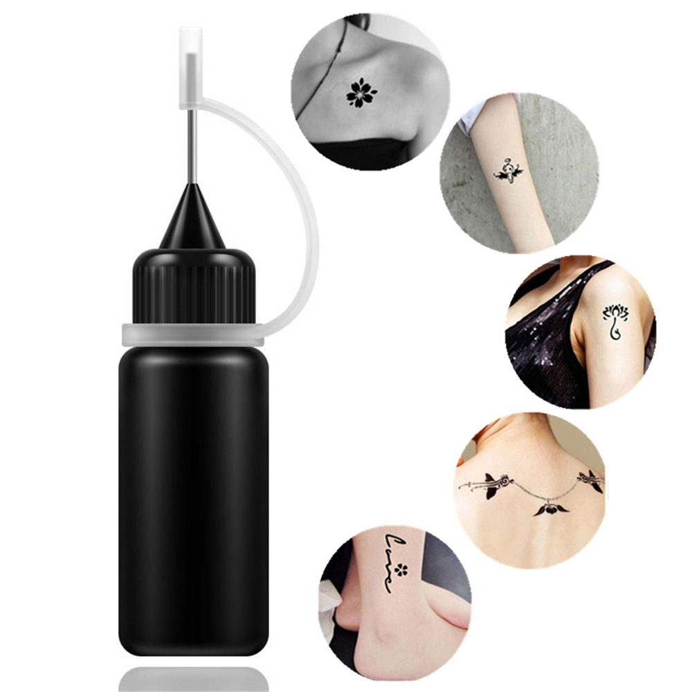 Ml Temporary Tattoo Liquid Tattoo Juice Semi-non-reflective Milk Henna ...