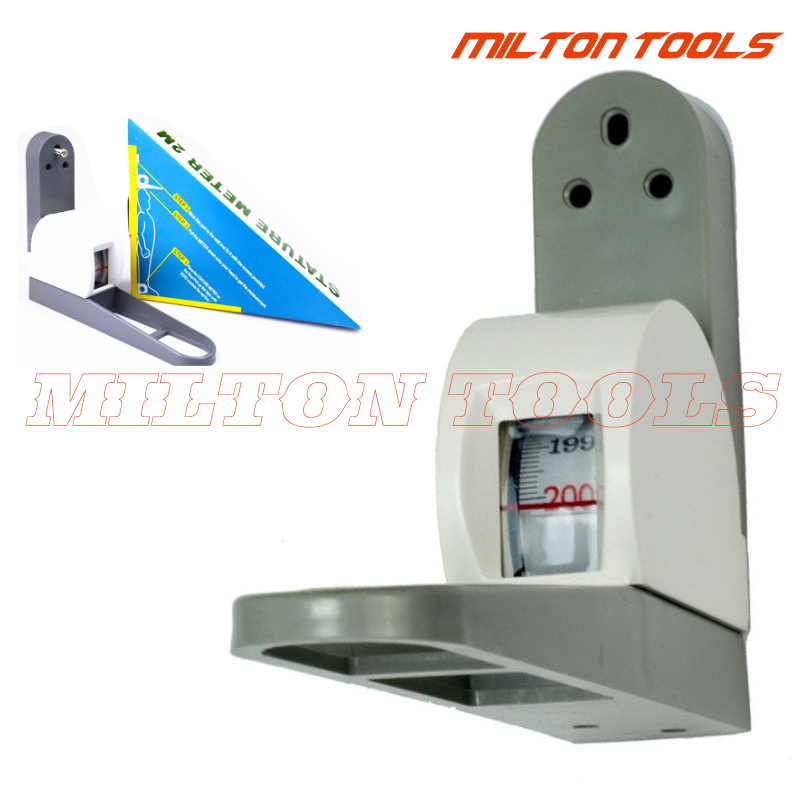 【Steellove mall】0-220cm white Rod Wall Mountable Scale Measurement ...