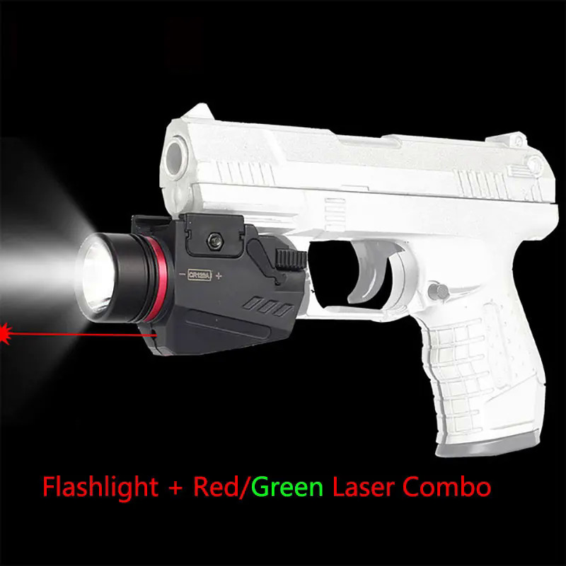 Tactical LED weapons light flashlight red dot sight military light for ...