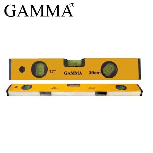 GAMMA Precision Magnetic Aluminum Alloy Spirit Level Ruler 3 Vials ...