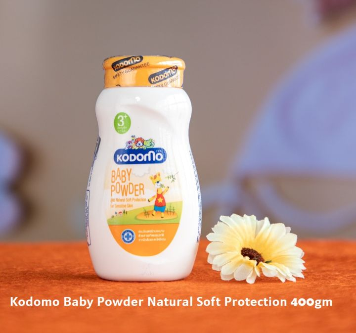 Kodomo Baby Powder Natural Soft Protection 400gm-PA | Daraz.com.bd