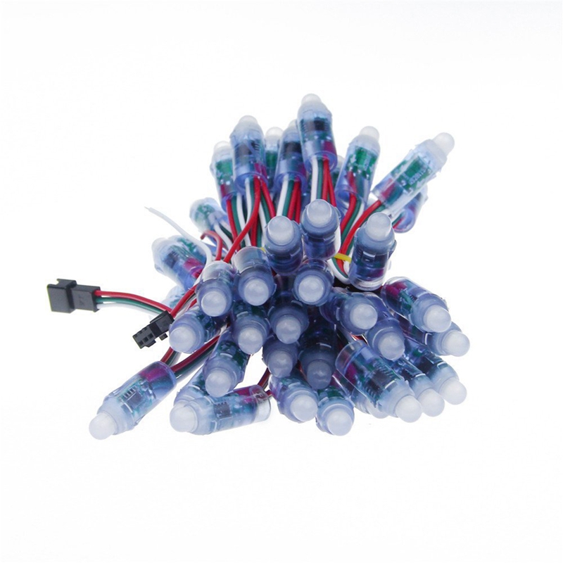 (OEFY) 500Pcs 12mm WS2811 Full Color LED Pixel Light Module DC5V IP68 ...