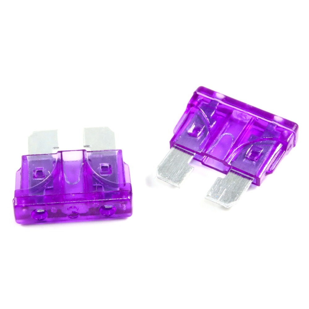 【GlobalTrendz】10Pcs Fuse Standard Medium Blade Car Fuse 3Amp 32V Auto ...