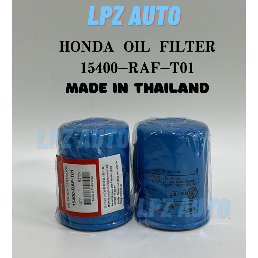 Original Honda Oil Filter (15400-RAF-T01) MADE IN THAILAND | Lazada