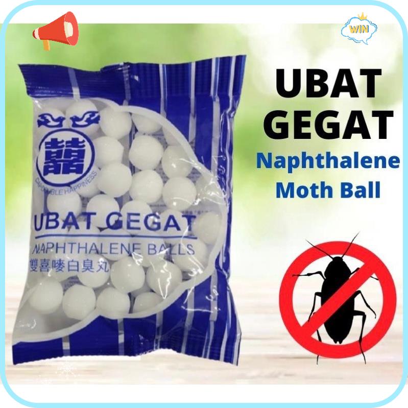 HOT SALE Ubat Gegat Naphthalene Ball 双喜樟脑丸 臭丸 DOUBLE HAPPINESS Moth ...