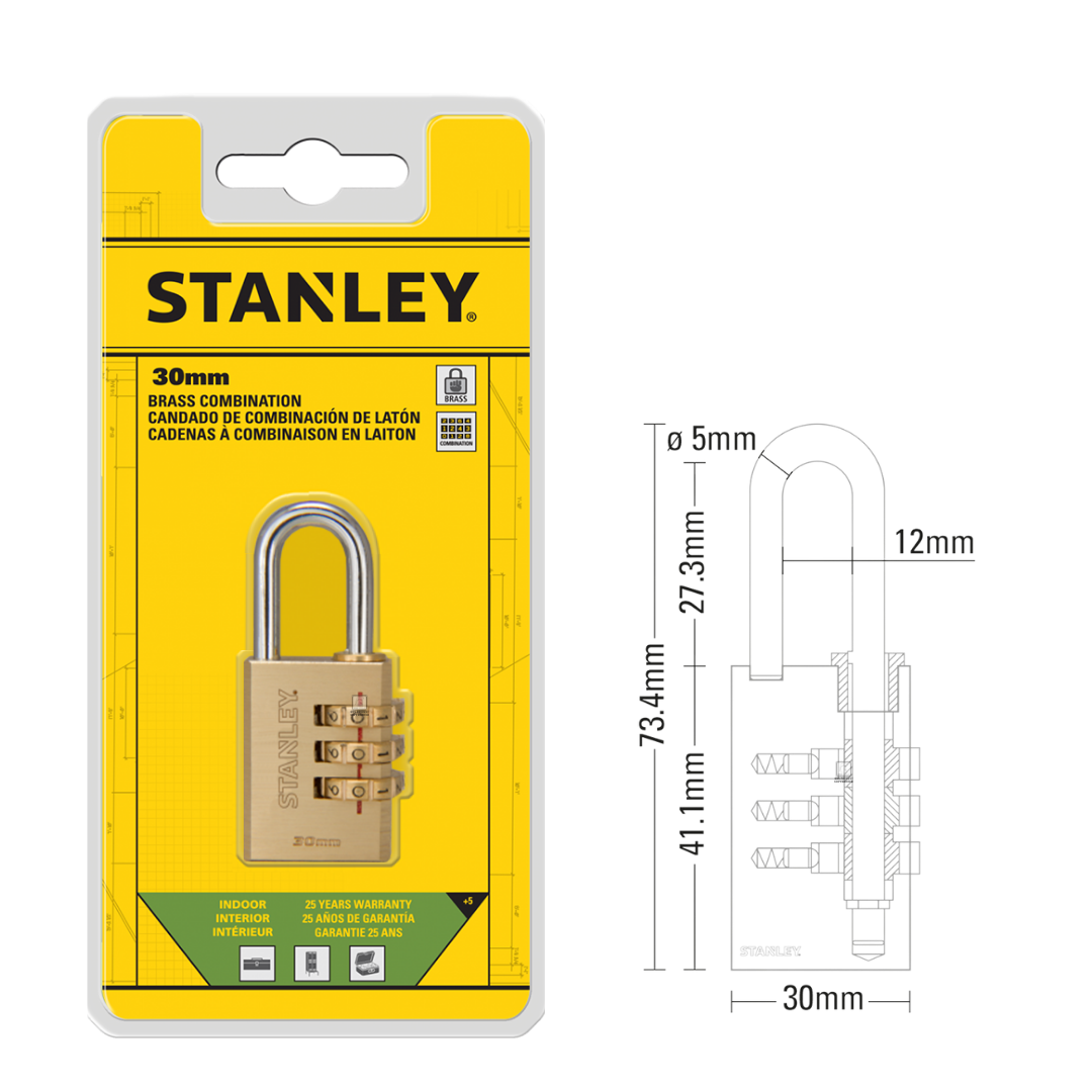 ONS Digit Resettable Combination Padlock / Number Lock/ Non Resettable ...
