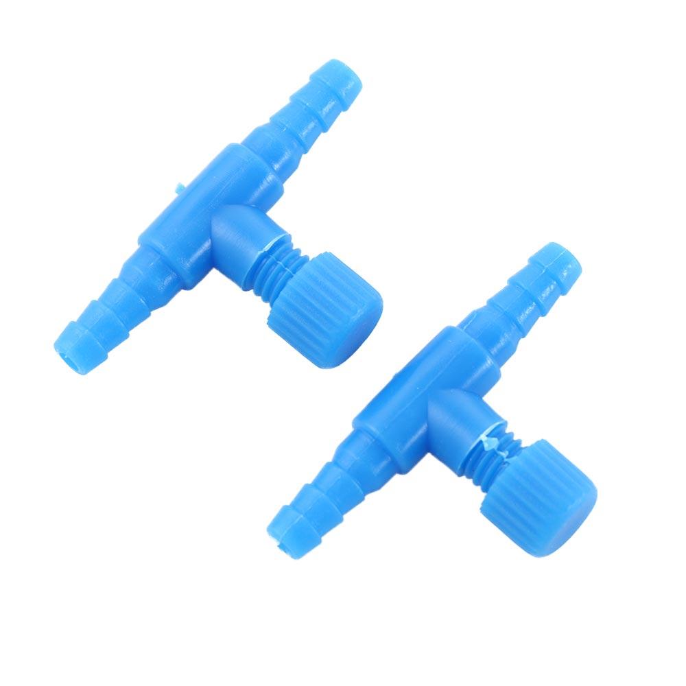 T Shaped Air Line Tube Volume Air Pump Aquarium Airline Regulator Pipe ...