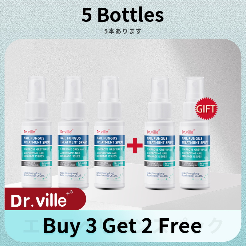 Dr.ville Original Nail Fungus Treatment Spray Japan Nail Repair Serum ...