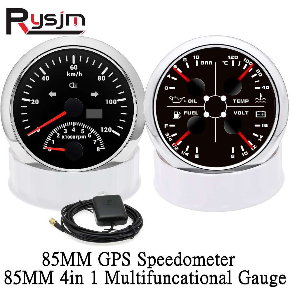 NEW 【Innovative design】Hd 85mm 120km/h 160km/h 200km/h Gps Speedometer ...