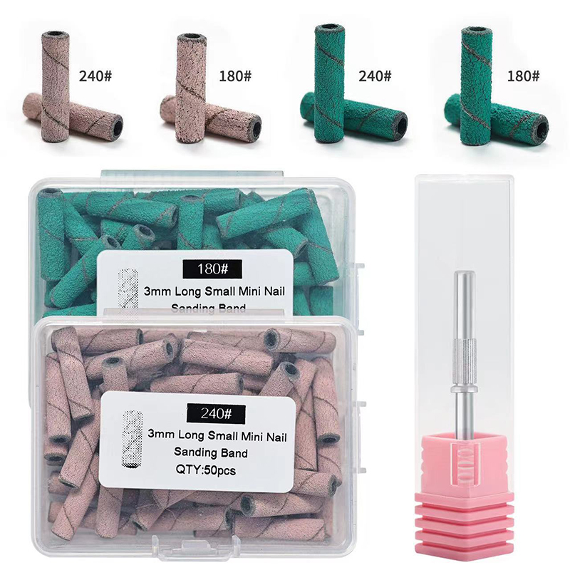 20mm Long Sanding Bands,Nail Art Grinding Sanding Bands With Bit Nail ...