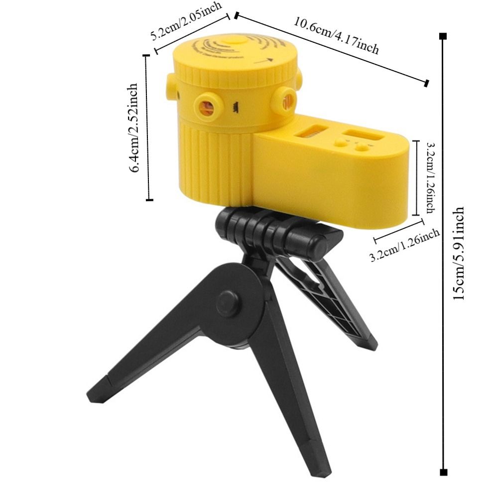 Practical 4 in Laser Level Meter with Rotate Tripod Vertical Horizontal ...