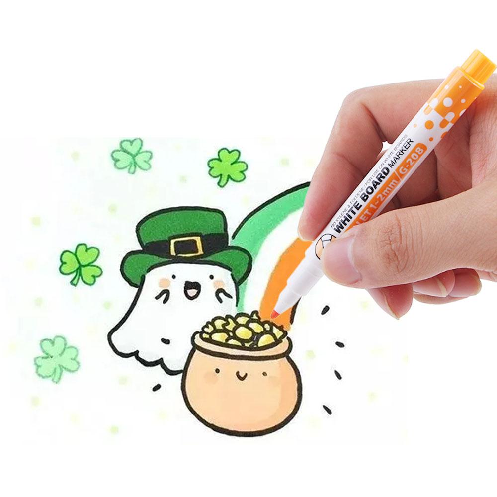 School 1PC Safe ink Erasable Board Markers Eraser Cap Graffiti Pen ...