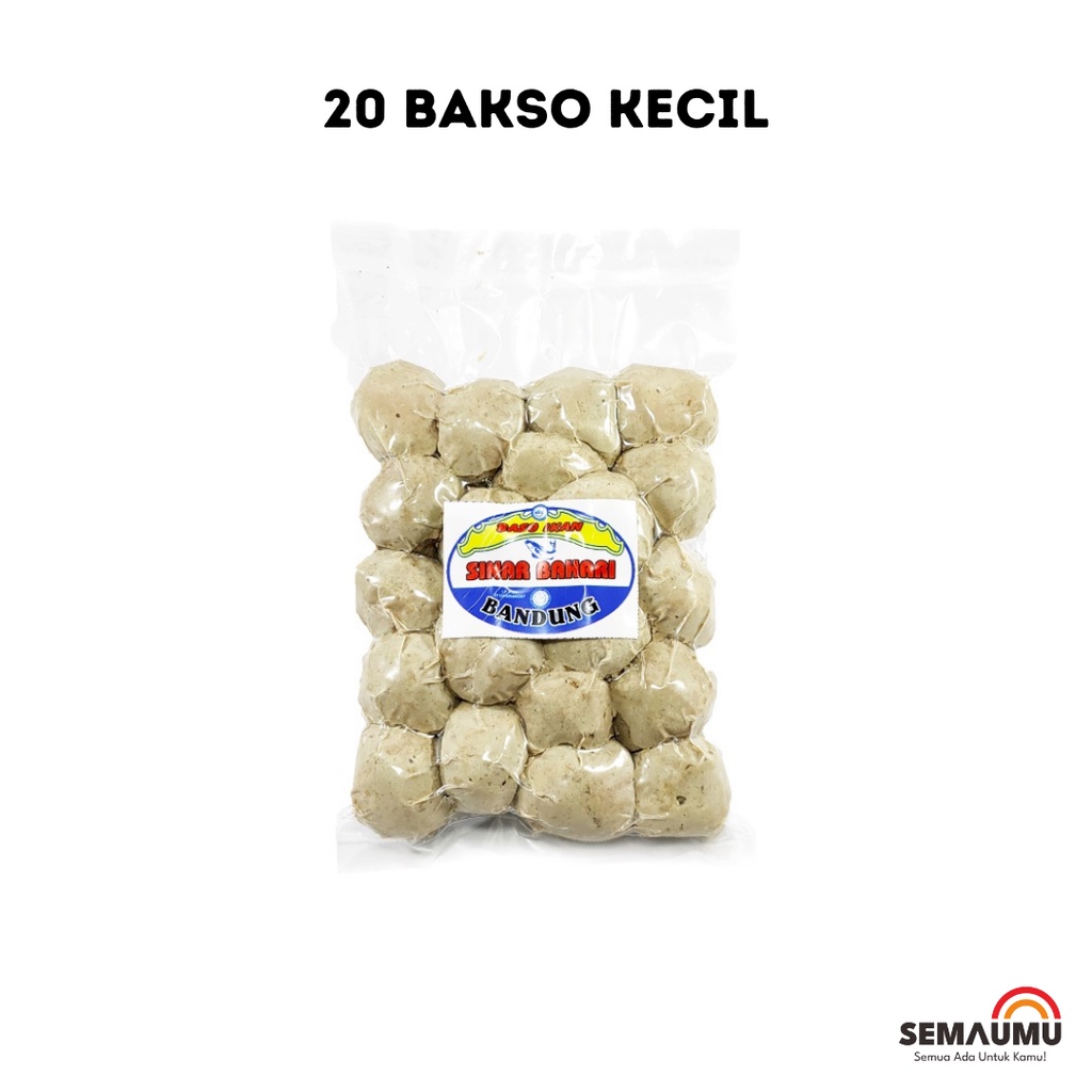 Bakso Baso Ikan Sinar Bahari Bandung 20 Bakso Kecil Vacuum Tanpa Bumbu ...