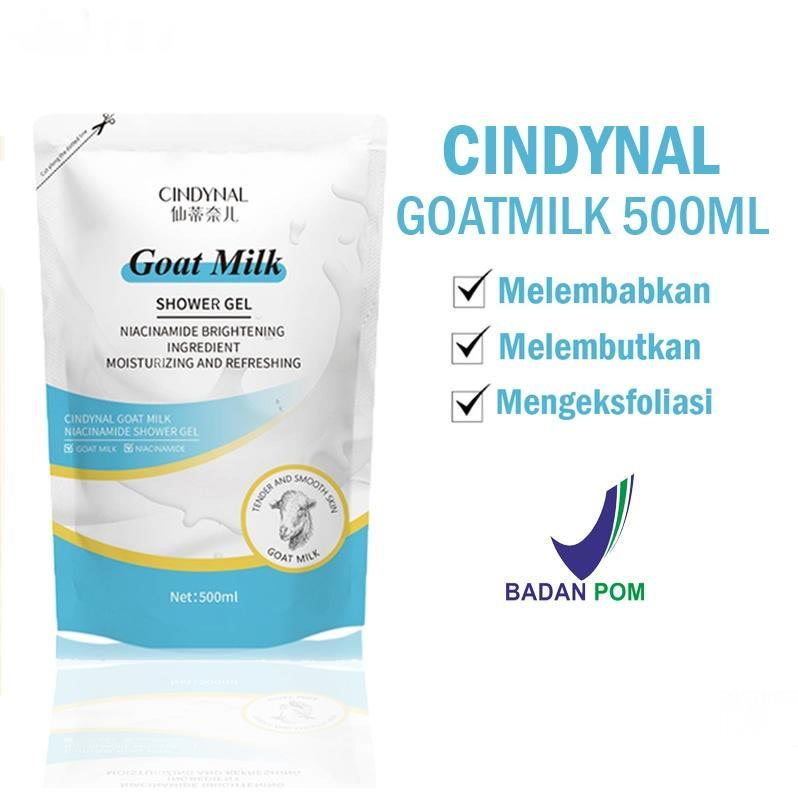 [BPOM] CINDYNAL 500ML Sabun Mandi Cair Pemutih Kulit & Mencerahkan Goat ...