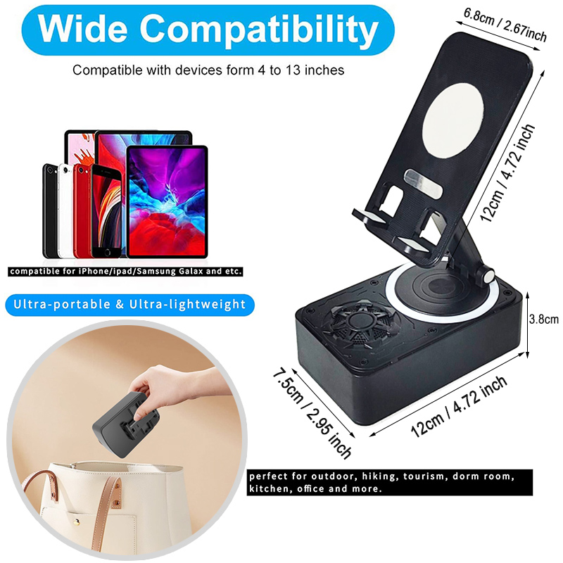 【Versatile】 New Holder Stand With Speaker Adjustable Desktop Live Lazy ...