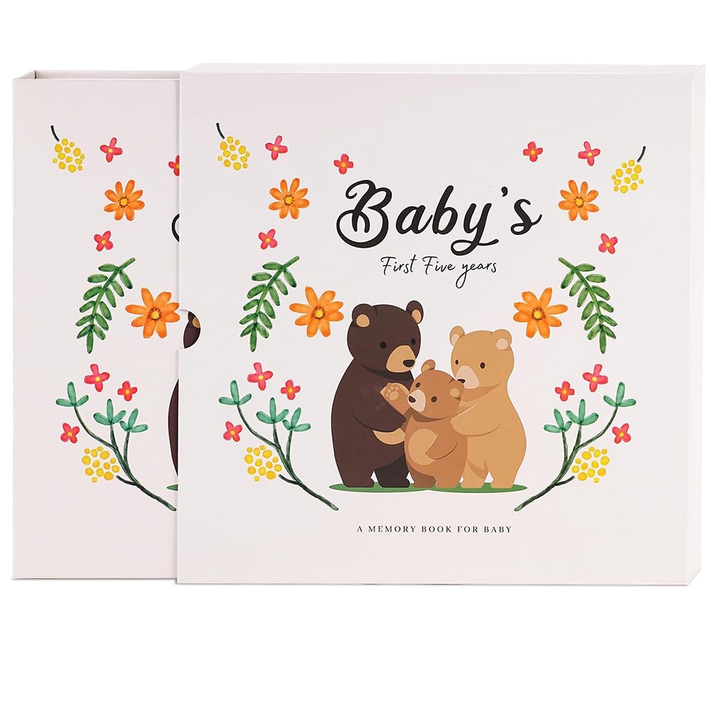 Baby Memory Book Scrapbook Photo Album Pregnancy Diary Cute Animal ...