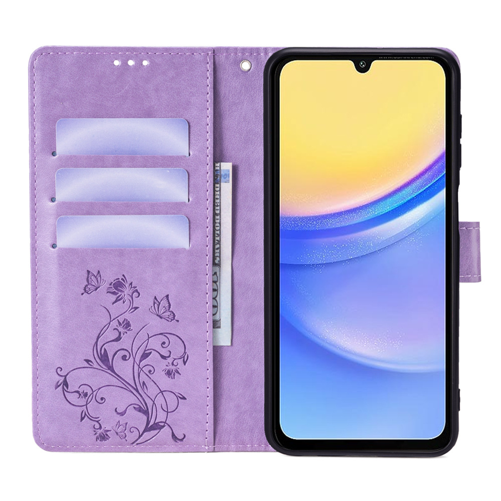 Huawei Honor X9C 5G Phone Case,Butterfly Flower PU Leather Purse Wrist ...