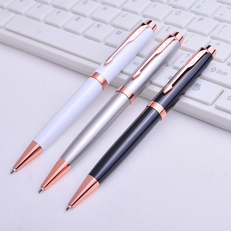 【LKFJ4ORX6W】Customized Pens 1.0mm Black Ink Metal Ballpoint ...
