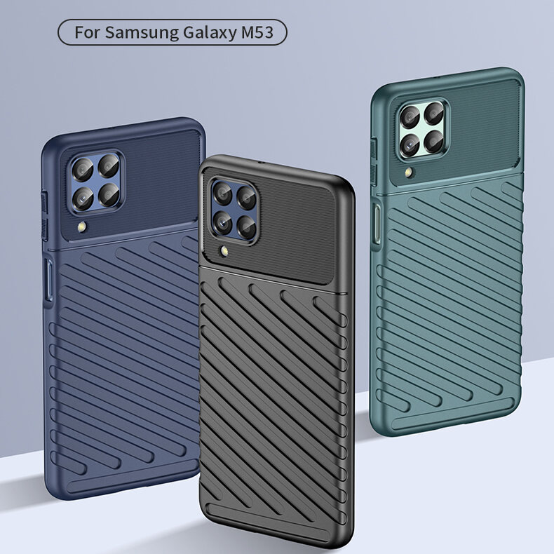 lthmy for Samsung Galaxy M53 5G Storm Thick TPU With Shockproof Design ...