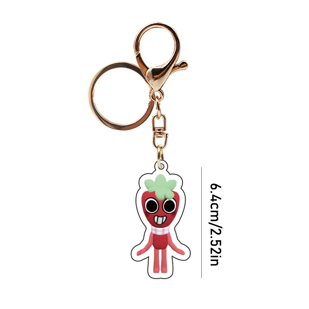 Vee Scraps Game Dandy's World Keychain Shelly Funny Dandys World ...