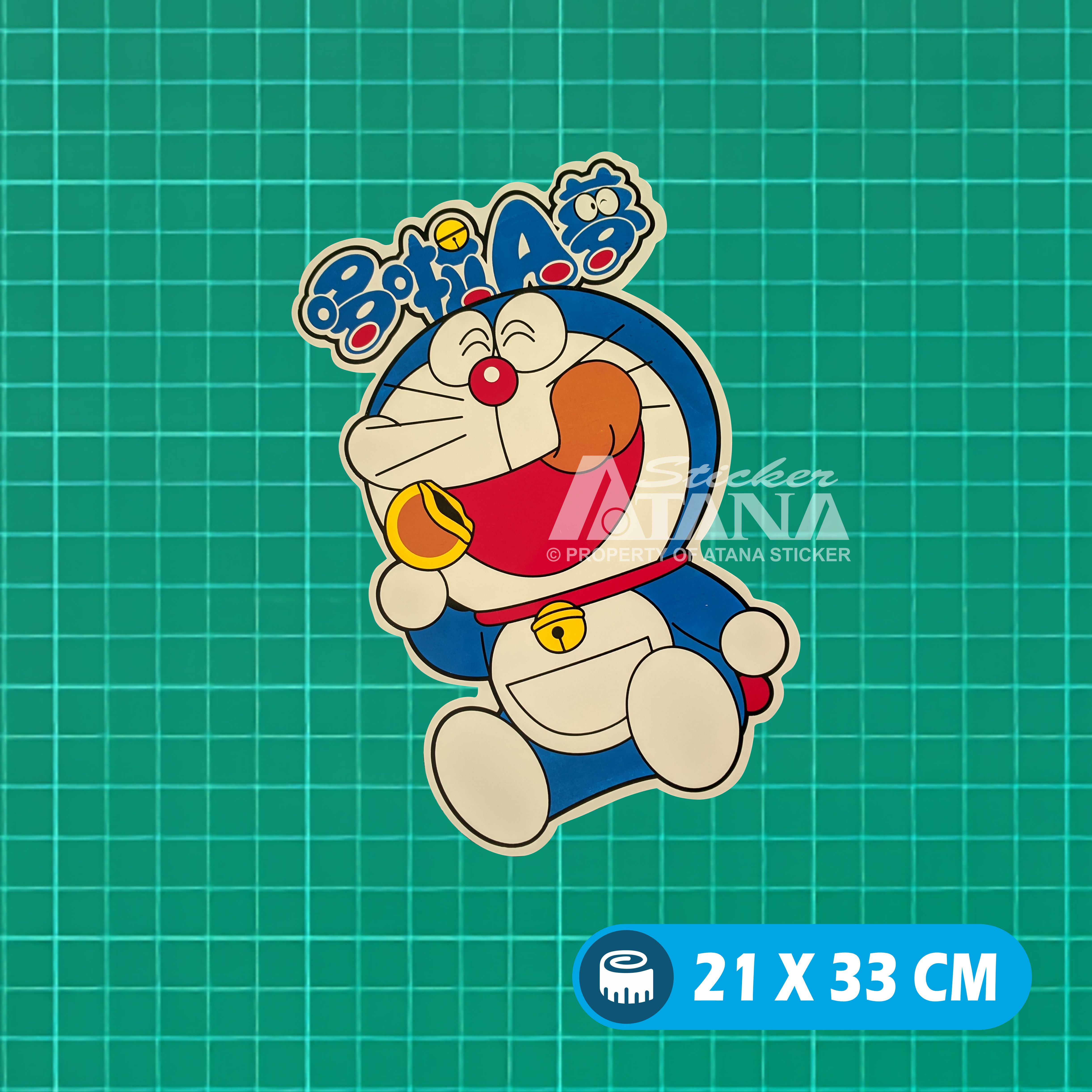Stiker Printing Doraemon Sticker Sablon Jumbo Besar Vinyl Graftac ...