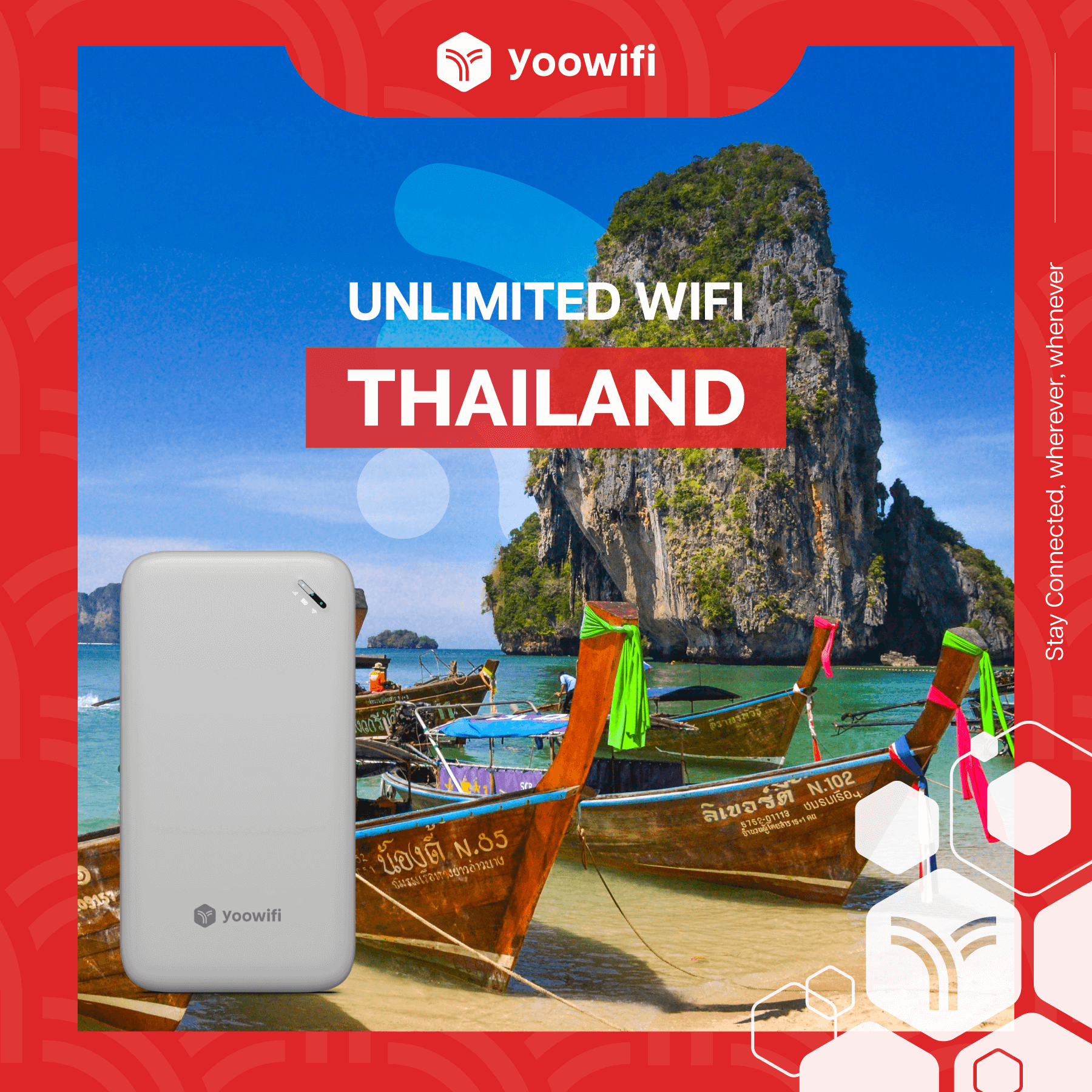 [Yoowifi] Thailand 4G WiFi Rental Unlimited Data for Travel (Redeem By ...