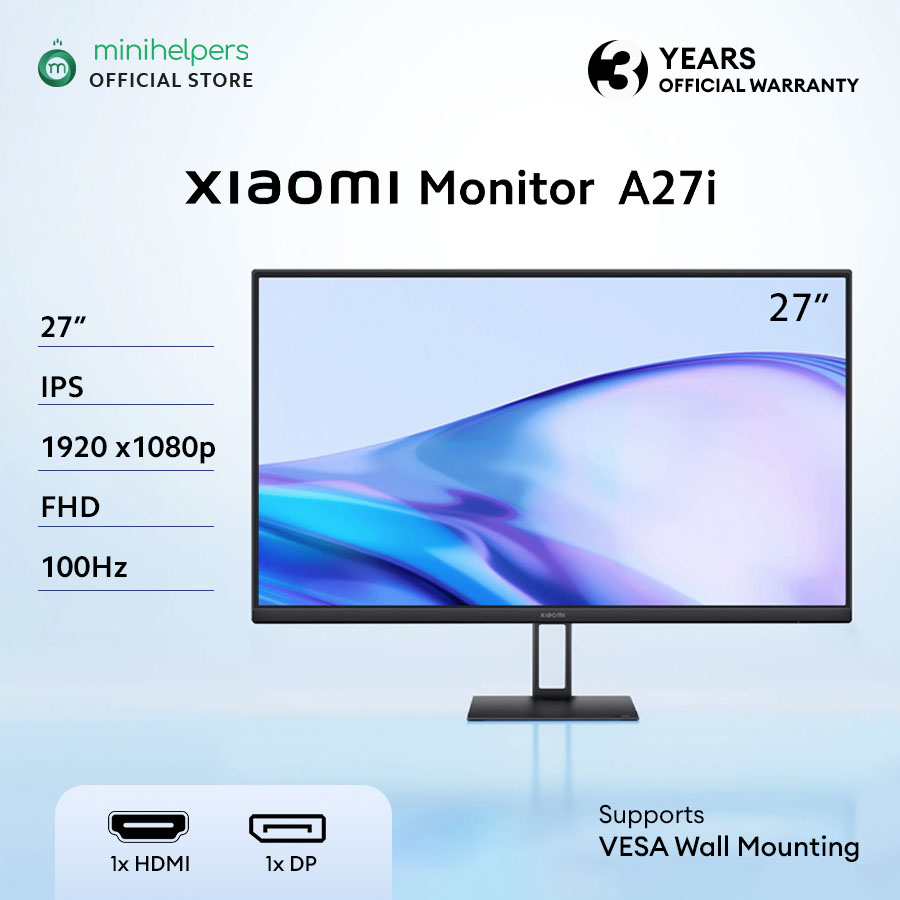 Xiaomi Monitor A27i IPS Monitor 27 inch 100Hz 8-bit color depth 99% ...