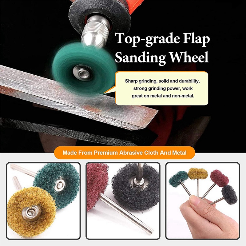 50Pcs Buffing Polishing Wheel Kit,1 Inch Abrasive Buffer Wheels ...