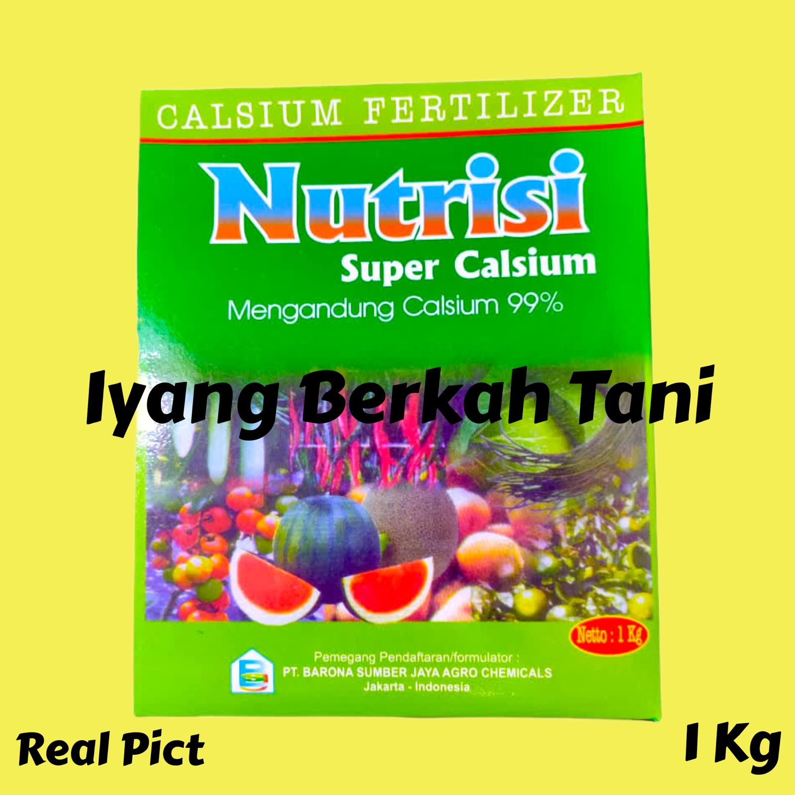 Pupuk Nutrisi Super Calsium Mengandung Calsium 99% kemasan isi 1 KG ...
