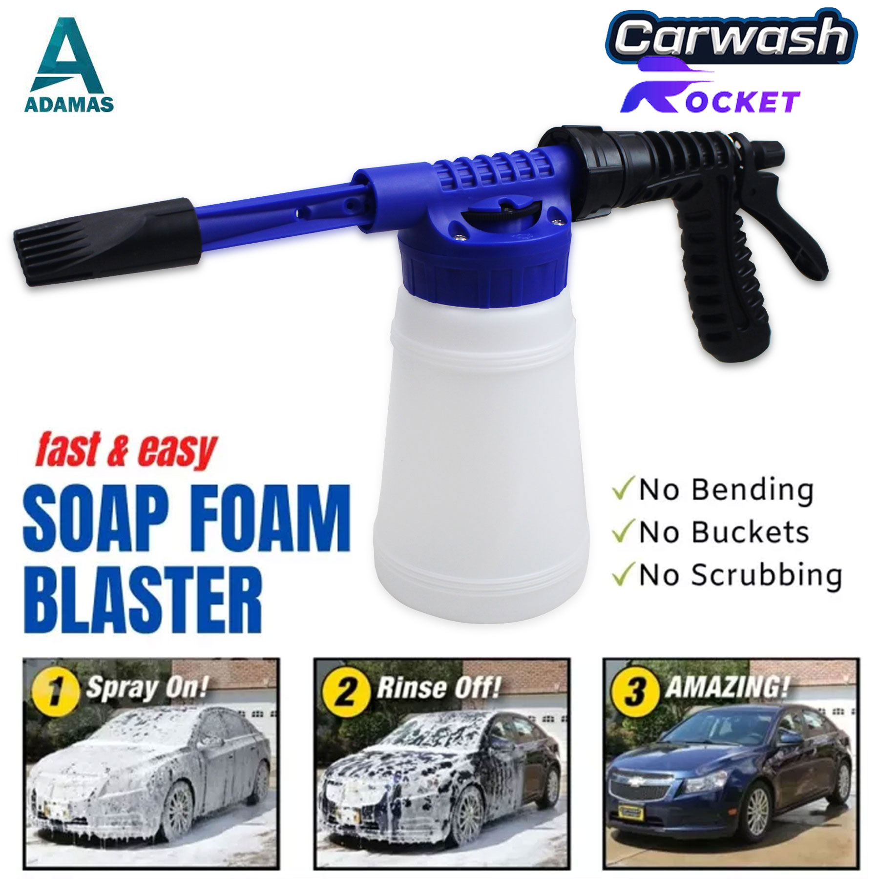 Carwash Rocket Sprayer Soap Foam Spray Gun | Lazada PH