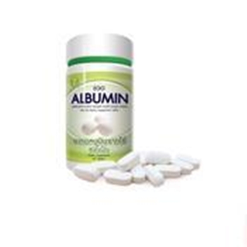 Egg Albumin 60 Tabs อัลบูมิน ไข่ขาวเม็ด ผลิตภัณฑ์เสริมอาหาร โปรตีนไข่ ...