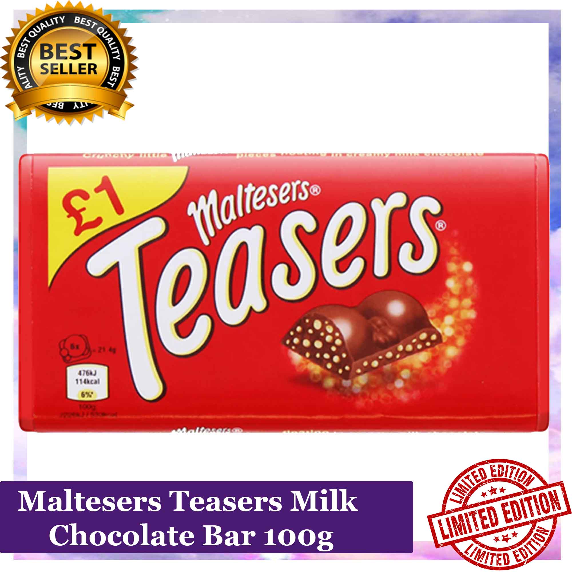 Maltesers Teasers Milk Chocolate Bar 100g | Lazada PH