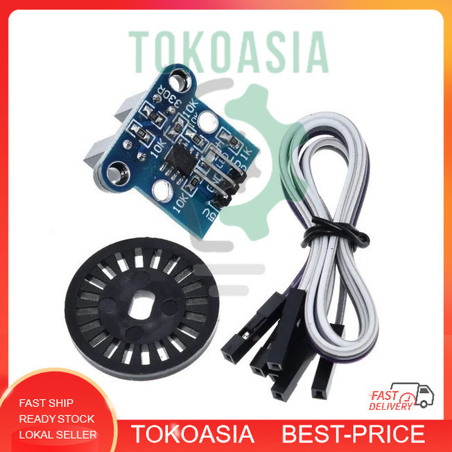 HC-020K 5V Rotary Encoder Motor Speed Measuring Sensor Photoelectric Encoder IR Transmitter ...
