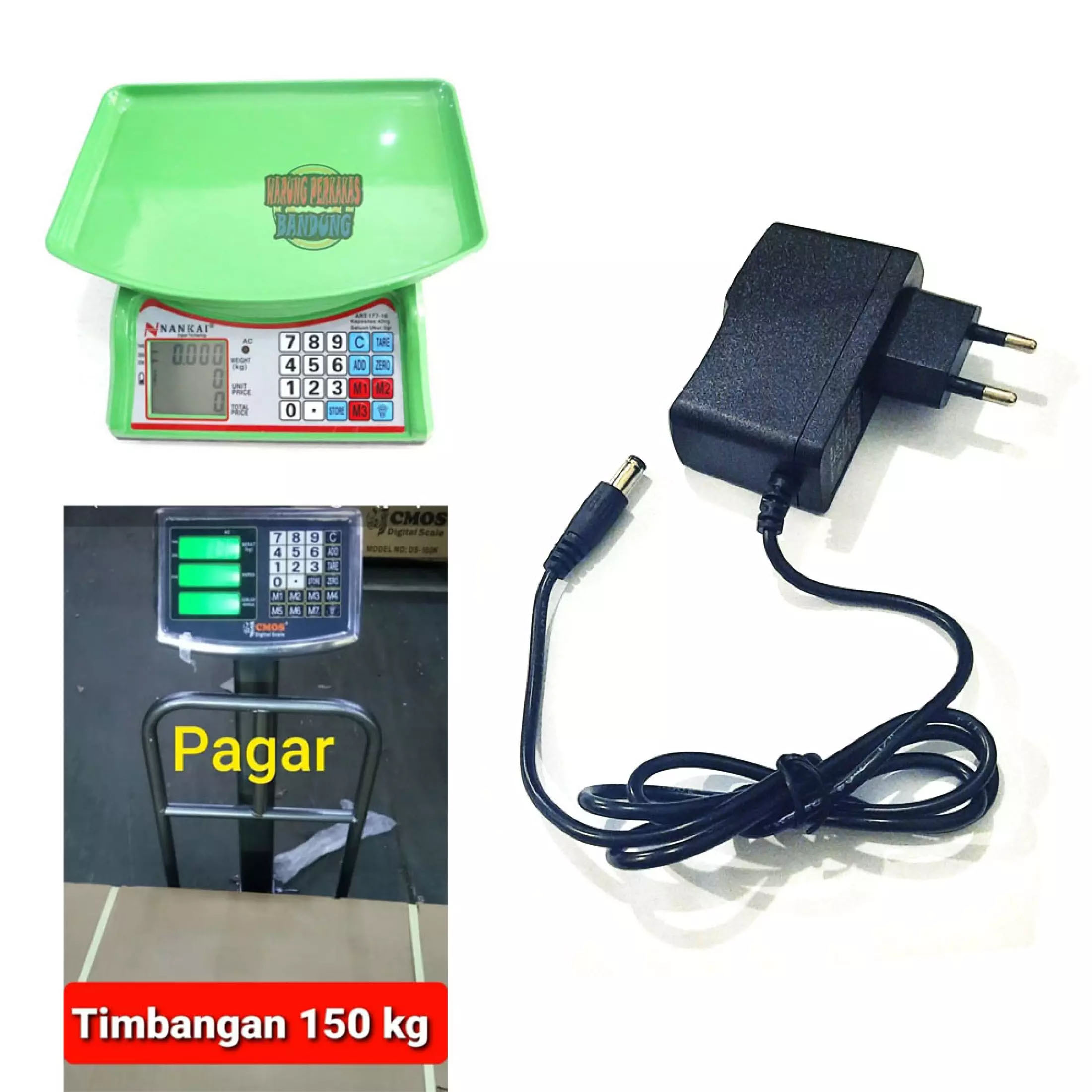 Adaptor Casan Charger Timbangan duduk digital 40kg/150 kg TERBAIK ...