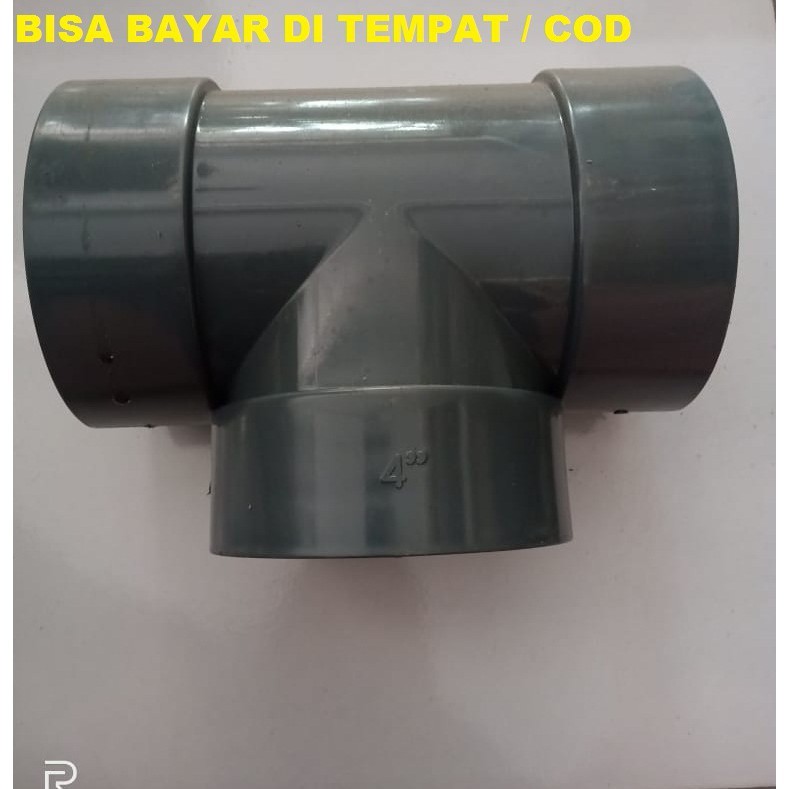 TEE UKURAN 4" IN INCHI INCI INCH - SAMBUNGAN PIPA MEREK GREST - T 4" IN ...