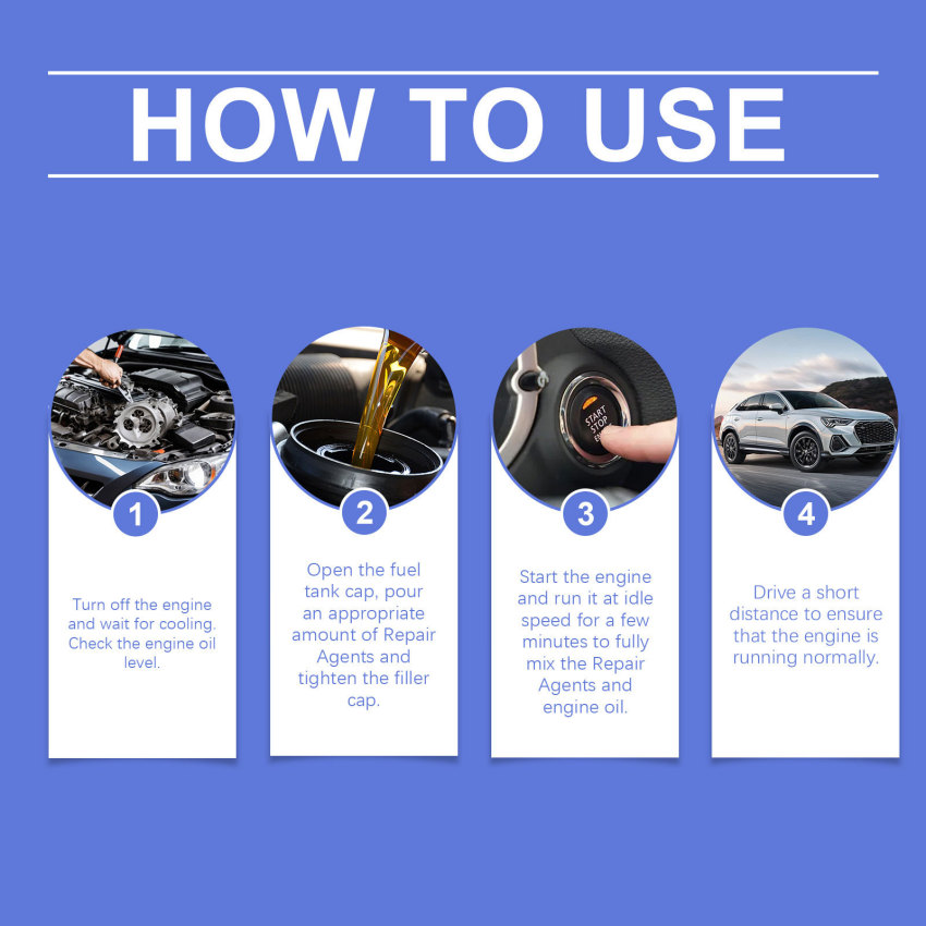 Engine Protection Oil Engine Cylinder Noise Reduction Repair Agent ...