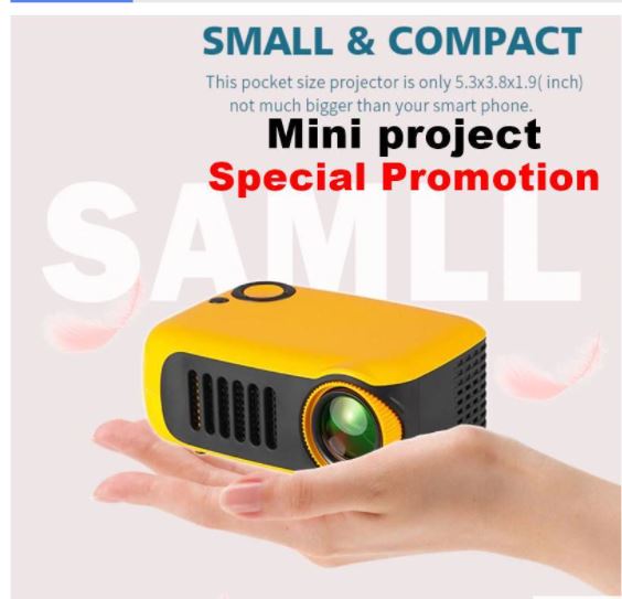 (SG STOCK)A2000 800 Lumens Mini Projector Home Theater Full HD 1080P ...