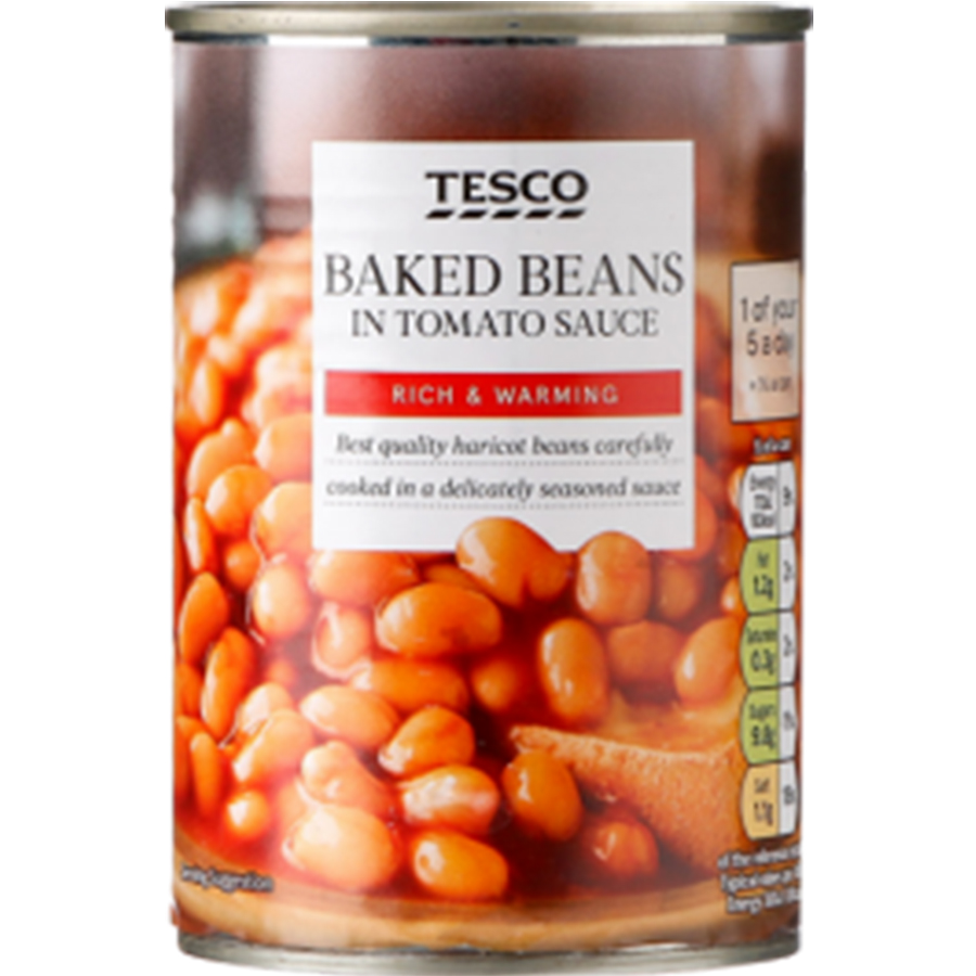 Tesco Baked Beans In Tomato Sauce 420G | Lazada PH