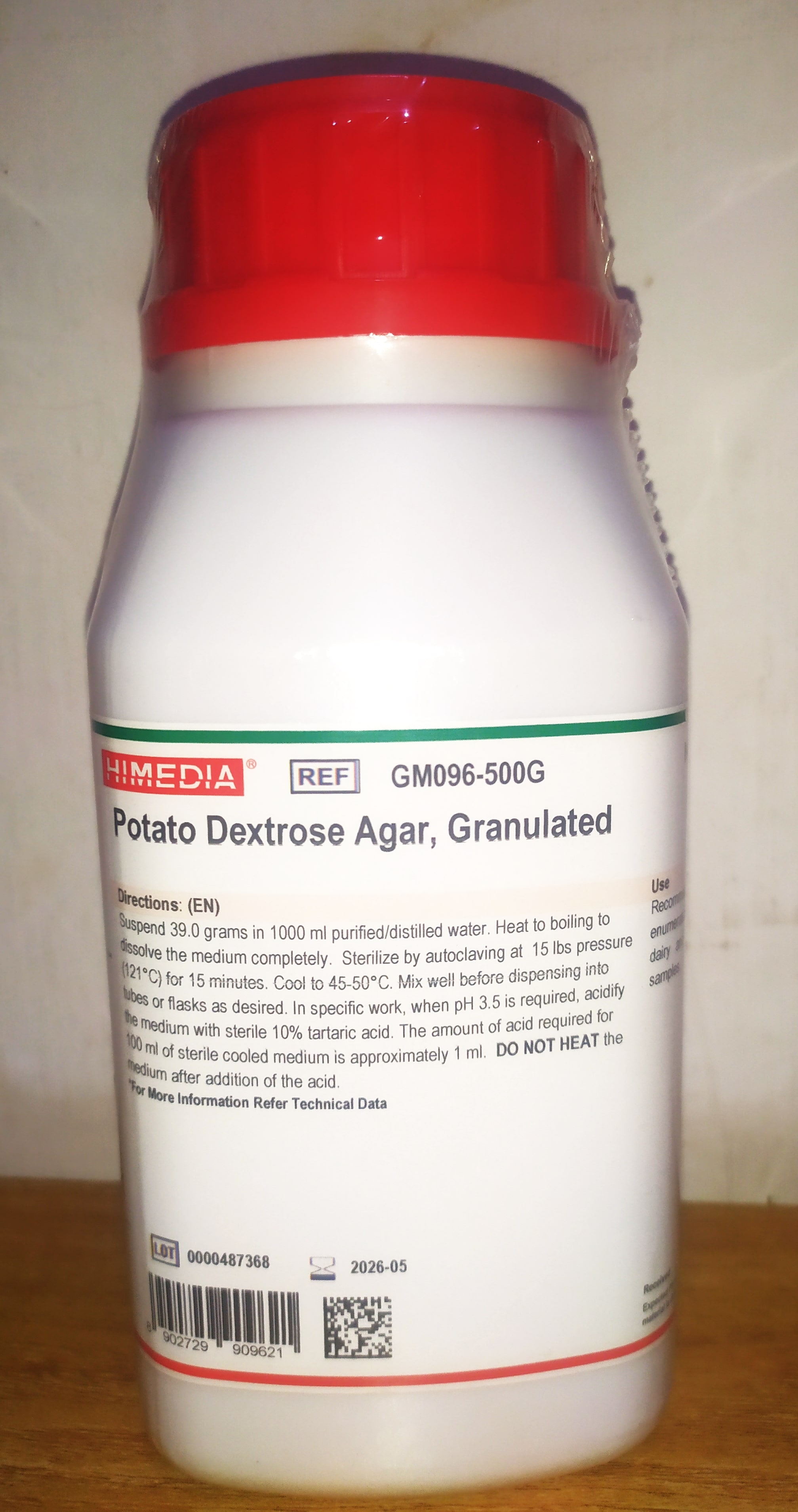 HIMEDIA Potato Dextrose Agar 500g for Microbiology | Lazada PH