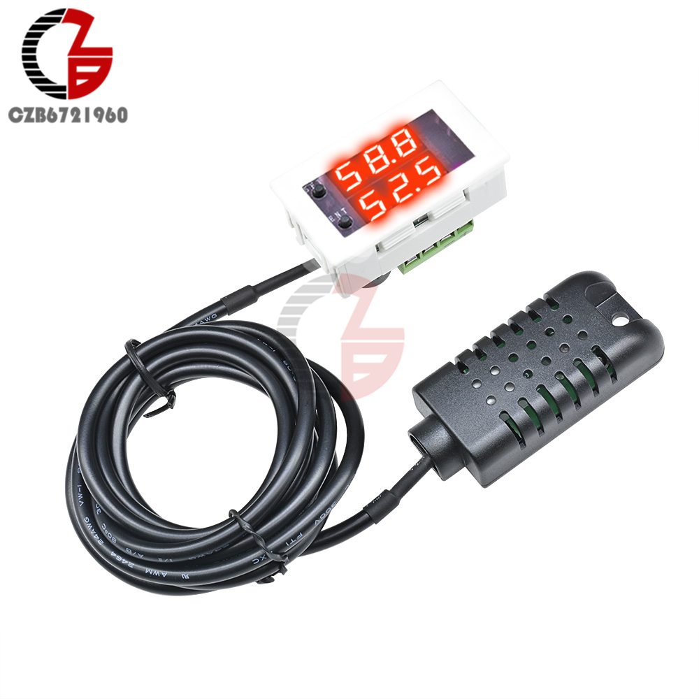 【The Timber Loft】110V 220V 12V 24V Digital Humidistat Humidity ...