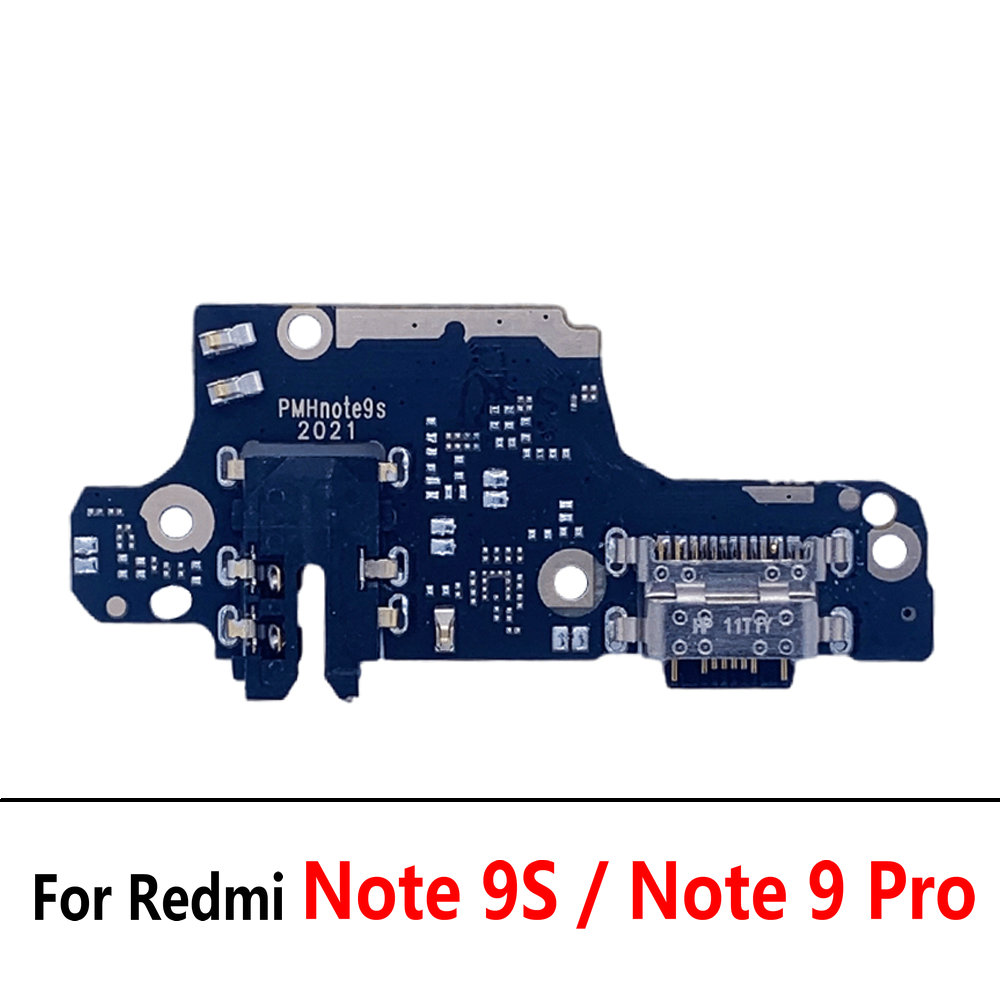 USB Charging Port Board Connector Flex Cable For Xiaomi Redmi Note 9S ...