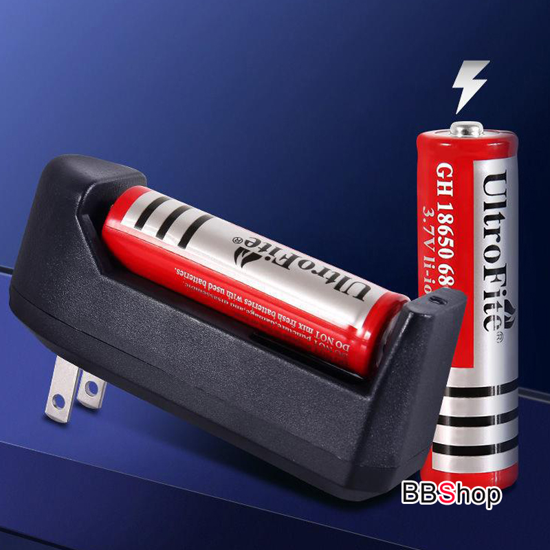 Ultrofite ถ่านชาร์ต รุ่น UltraFire 18650 ถ่าน 3.7V 6800 mAh 1ก้อน ฟรี ...