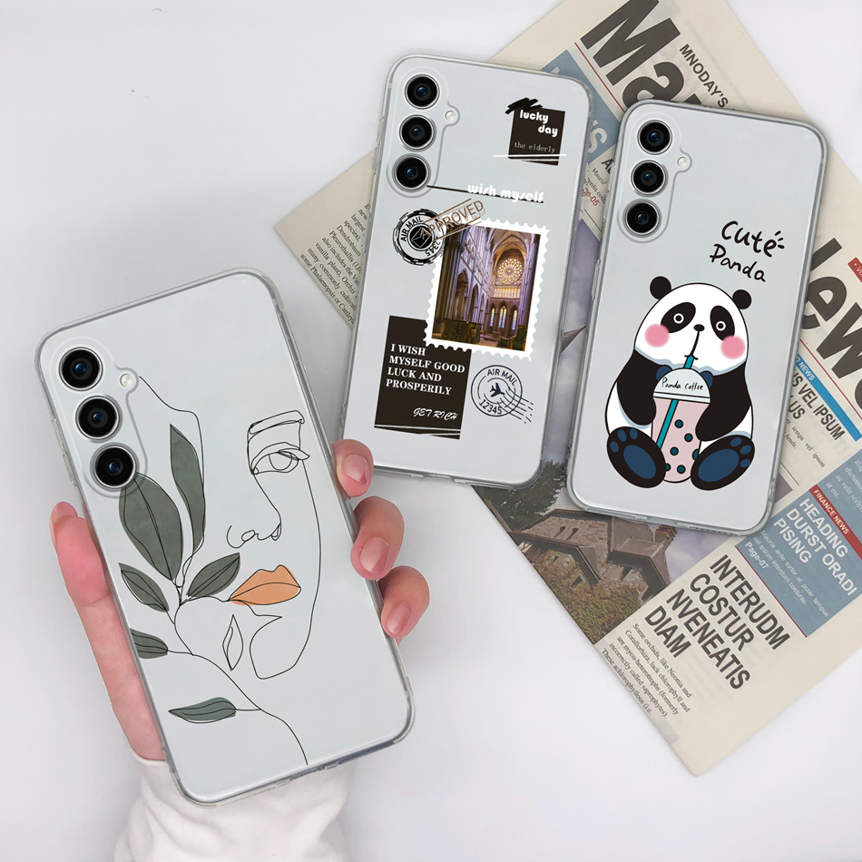 For Samsung S23 FE Plus Ultra New Phone Case Soft TPU Silicone Clear ...