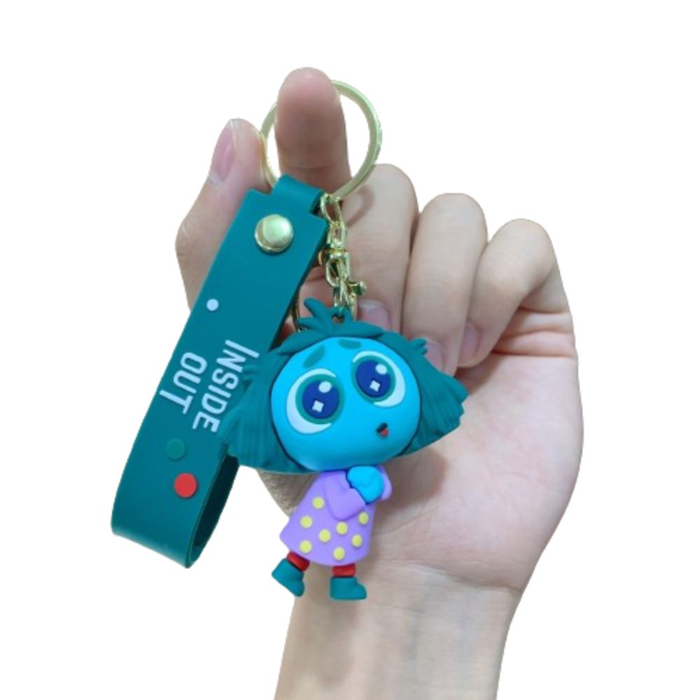 JUBENG ฟิกเกอร์การ์ตูน พวงกุญแจอะนิเมะ Inside Out 2 ความโศกเศร้า ตุ๊กตา ...